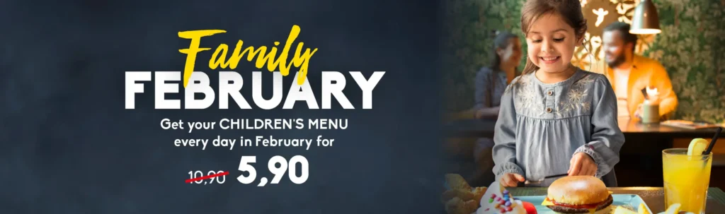 Children's offers: Menu, birthday children's menu card - Peter Pane
